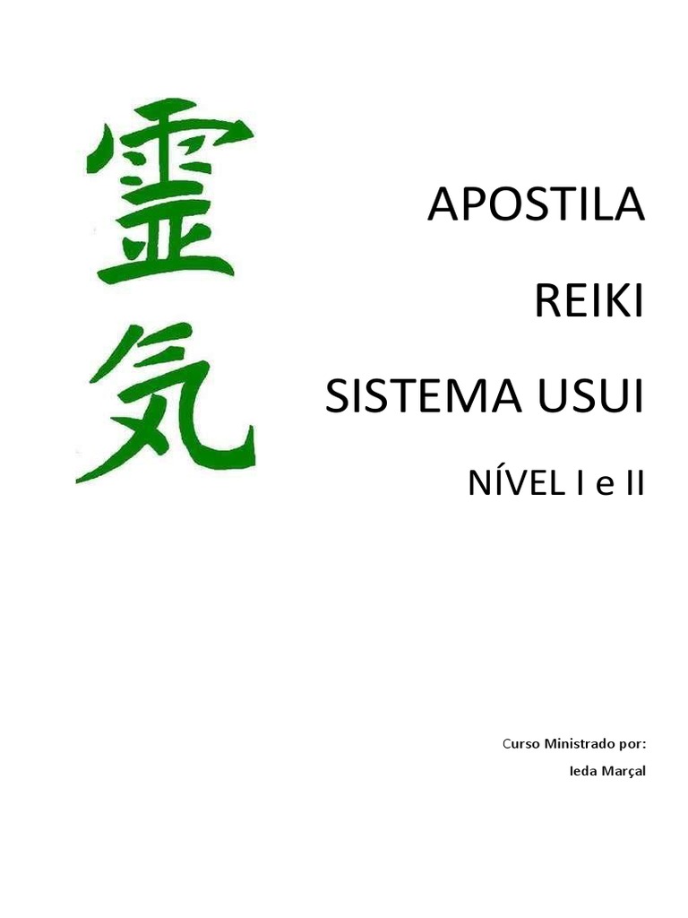 Apostila Reiki I e II Ieda Marçal | PDF | Chacra | Reiki