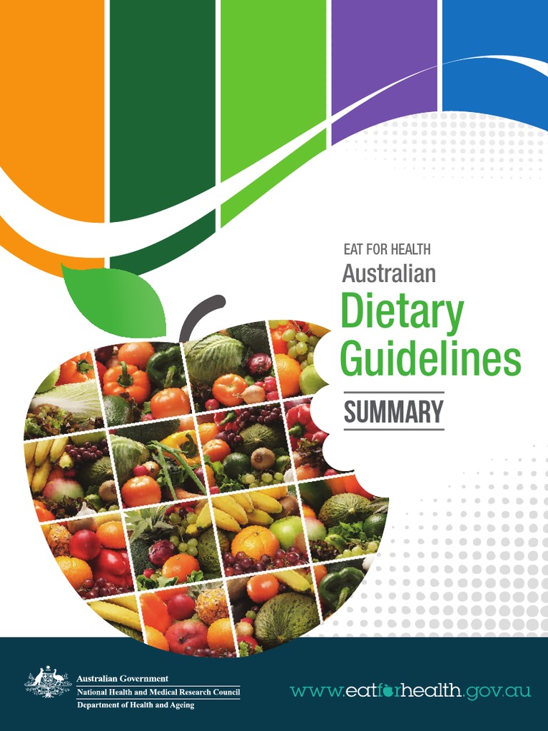 Australian Dietary Guidelines Summary 131014 | Body Mass Index | Obesity