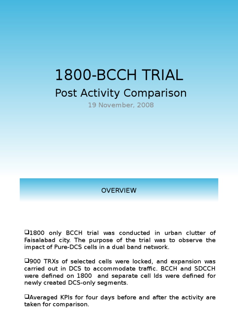 1800-Only BCCH Trial-FFD008 | PDF | Telecommunications ...