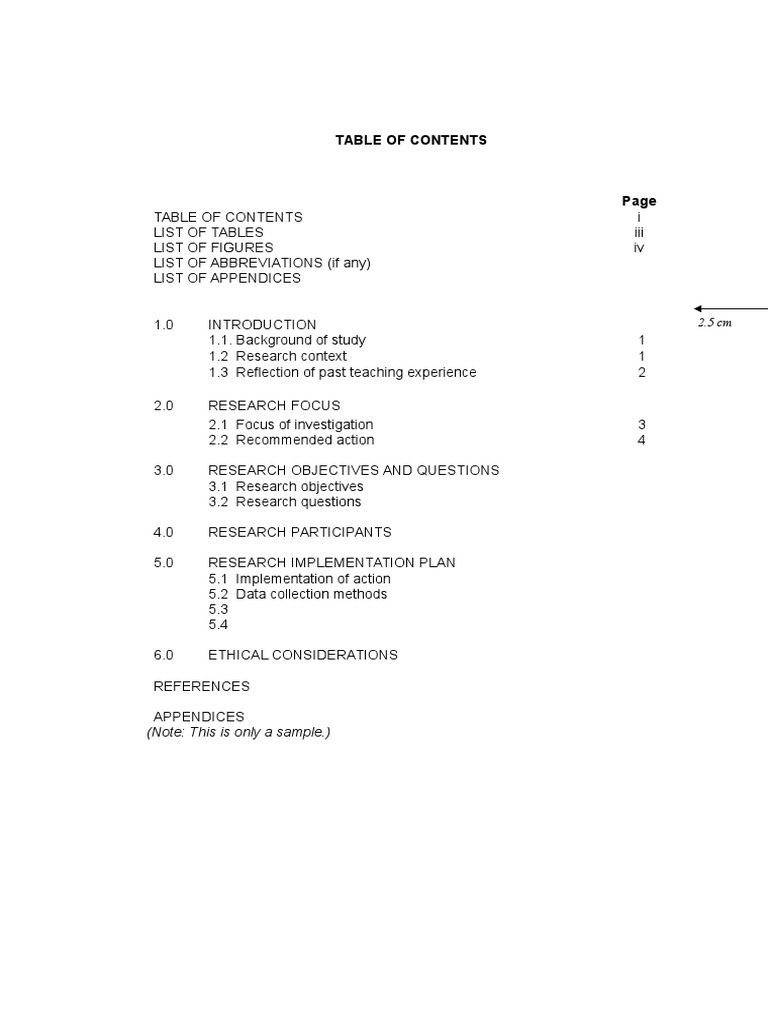 2 Proposal Template - Preliminaries | PDF