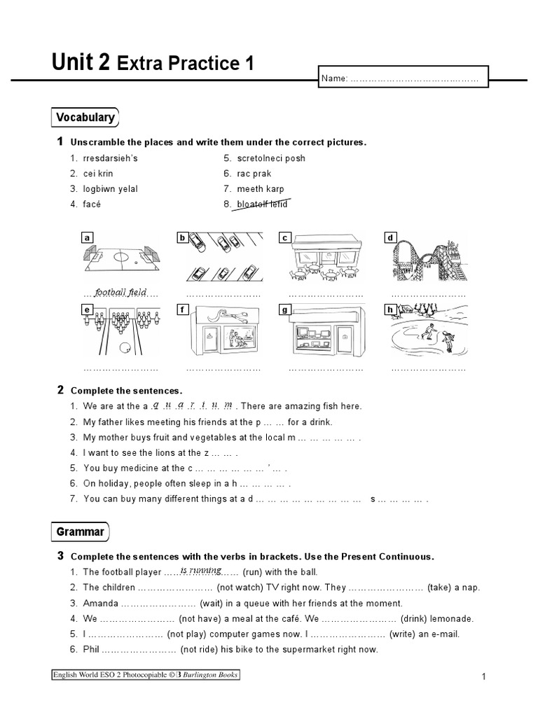 Unit 2 - Extra Practice 1 | PDF