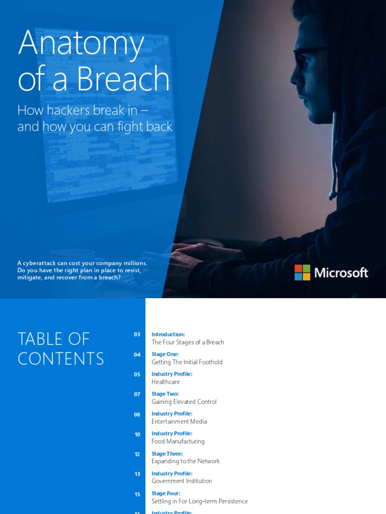 Anatomy of A Breach - Cyber Security | PDF | Computer Security | Security