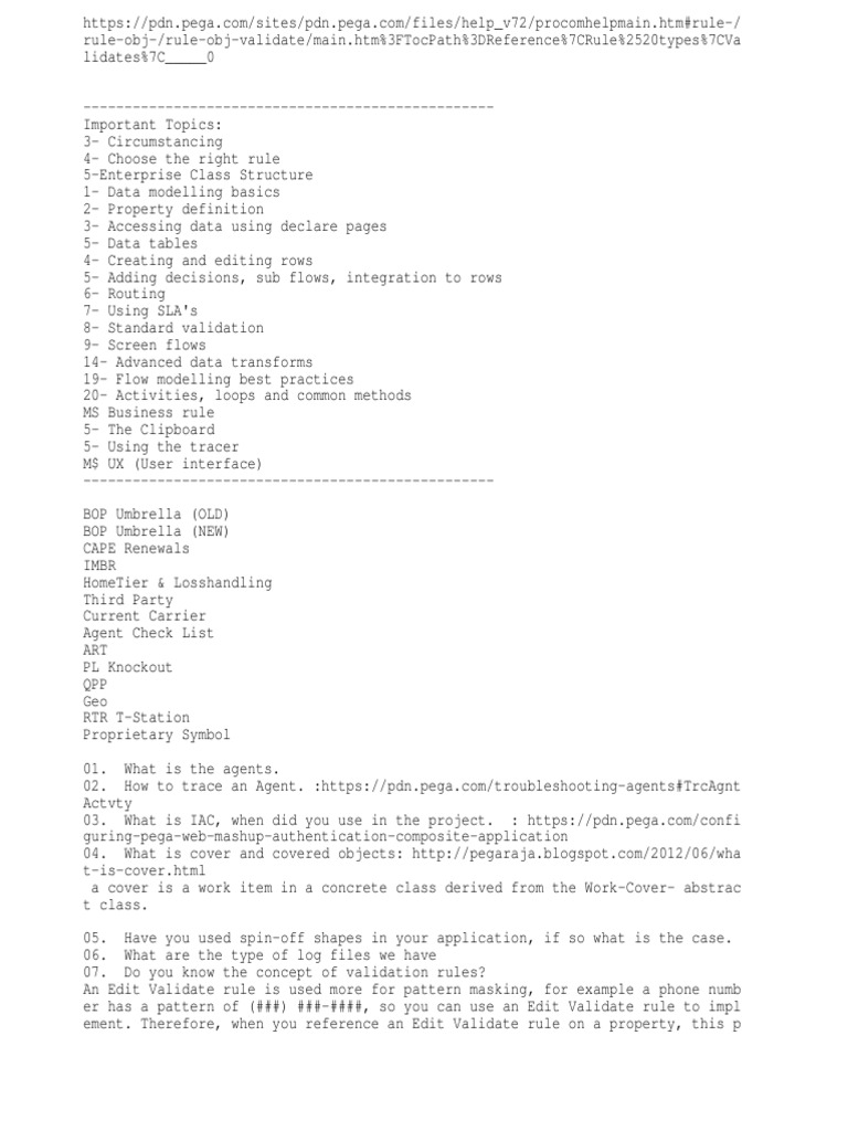Pega Interview Question Pdf Xml Class Computer Programming