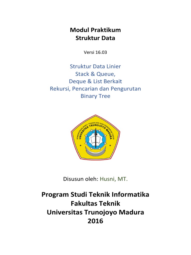 Modul Praktikum Struktur Data (Dengan Python) | PDF | Komputer