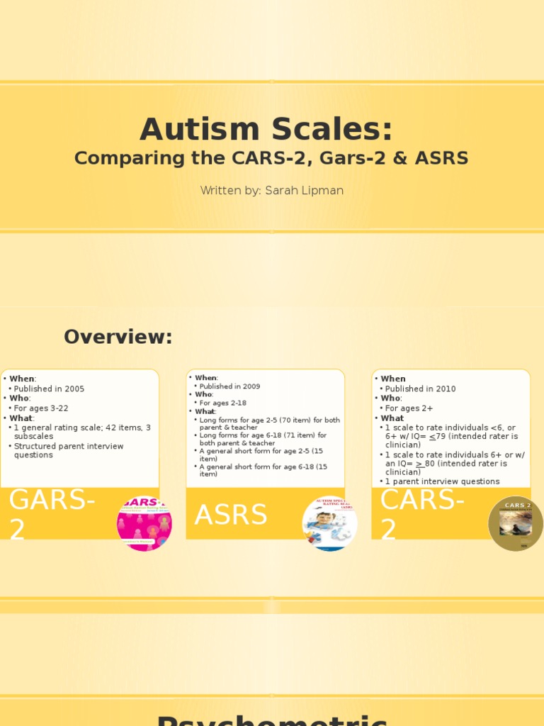Autism Scales | PDF | Race And Ethnicity In The United States Census ...