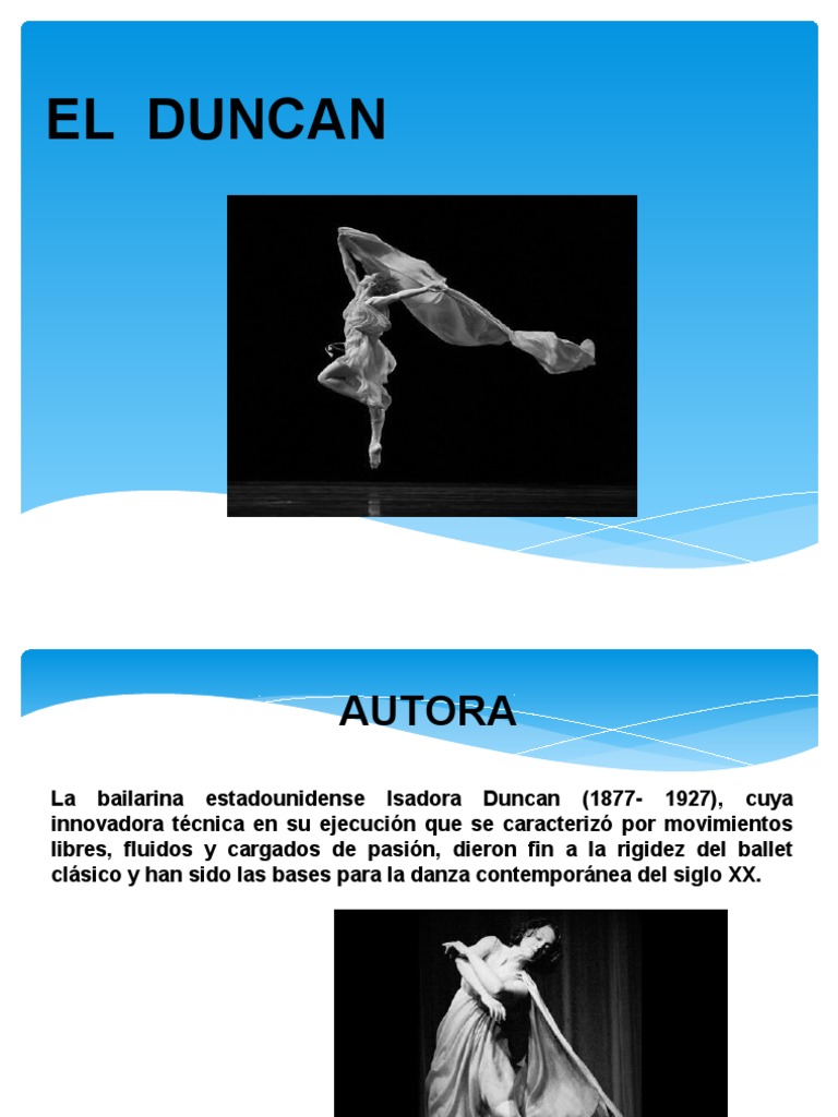 Técnica Duncan: Fluidez en la Danza | PDF