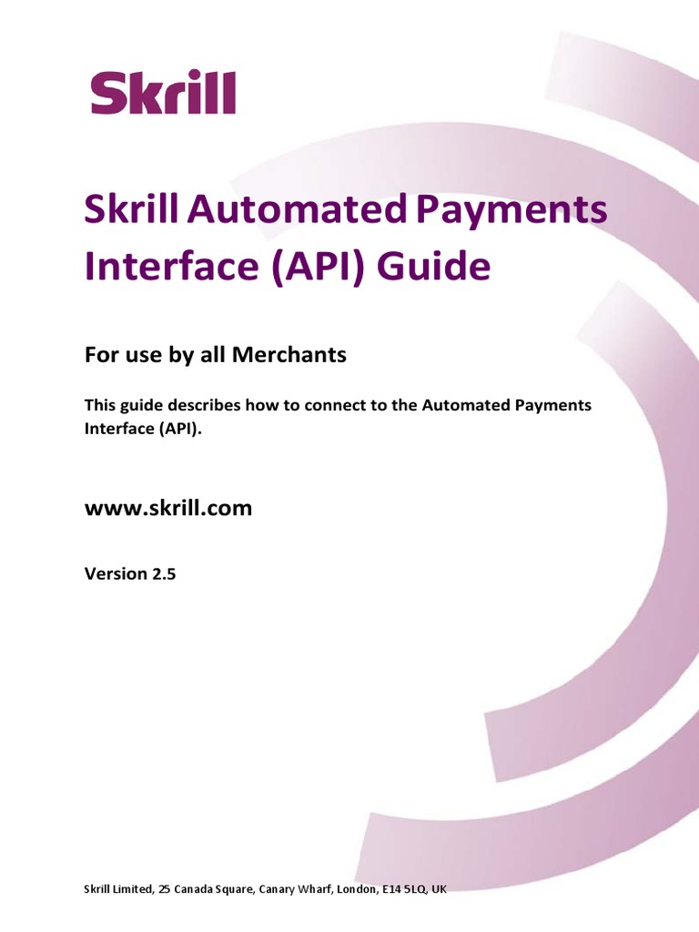 Skrill Automated Payments Interface Guide | Download Free PDF | Application Programming ...