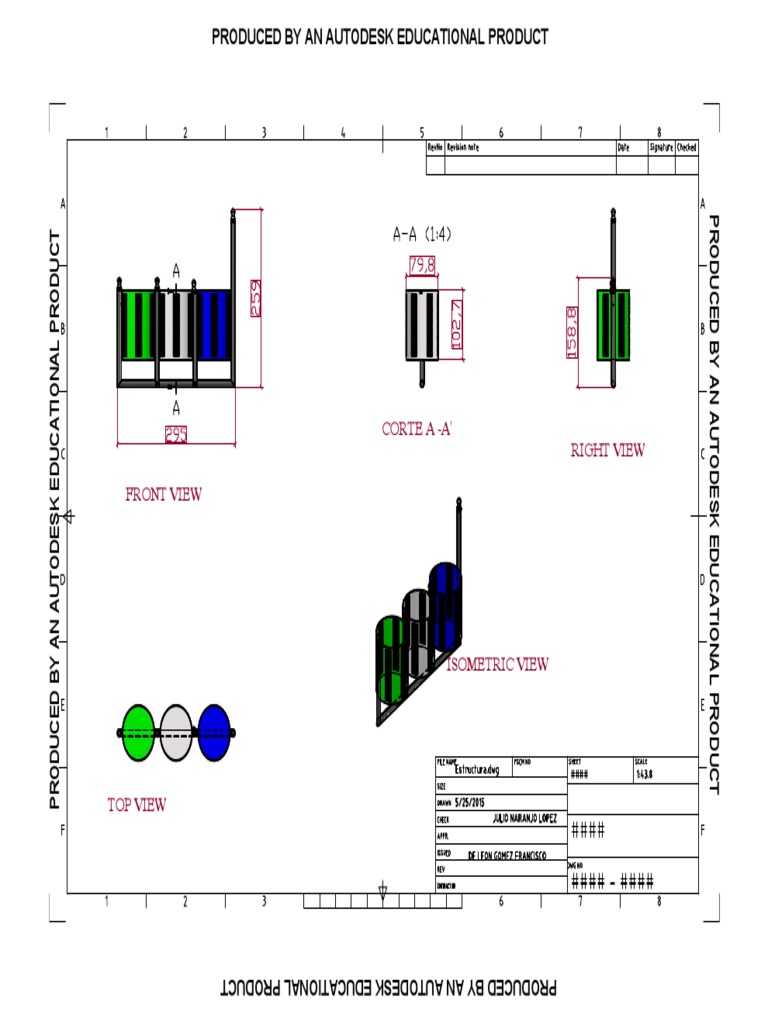 Estructura ISO A3 Title Block | PDF