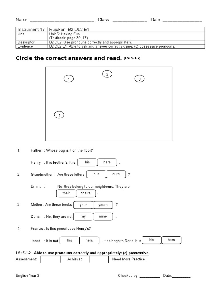 Circle The Correct Answers and Read | PDF