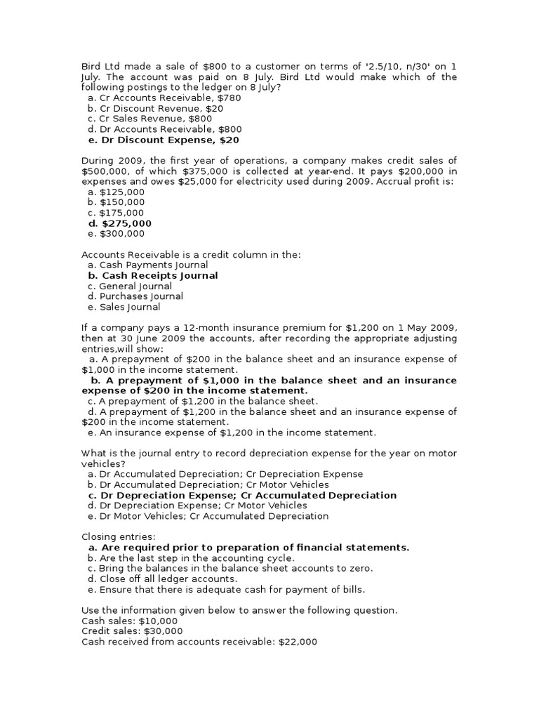 Quiz 3 | PDF | Bad Debt | Debits And Credits