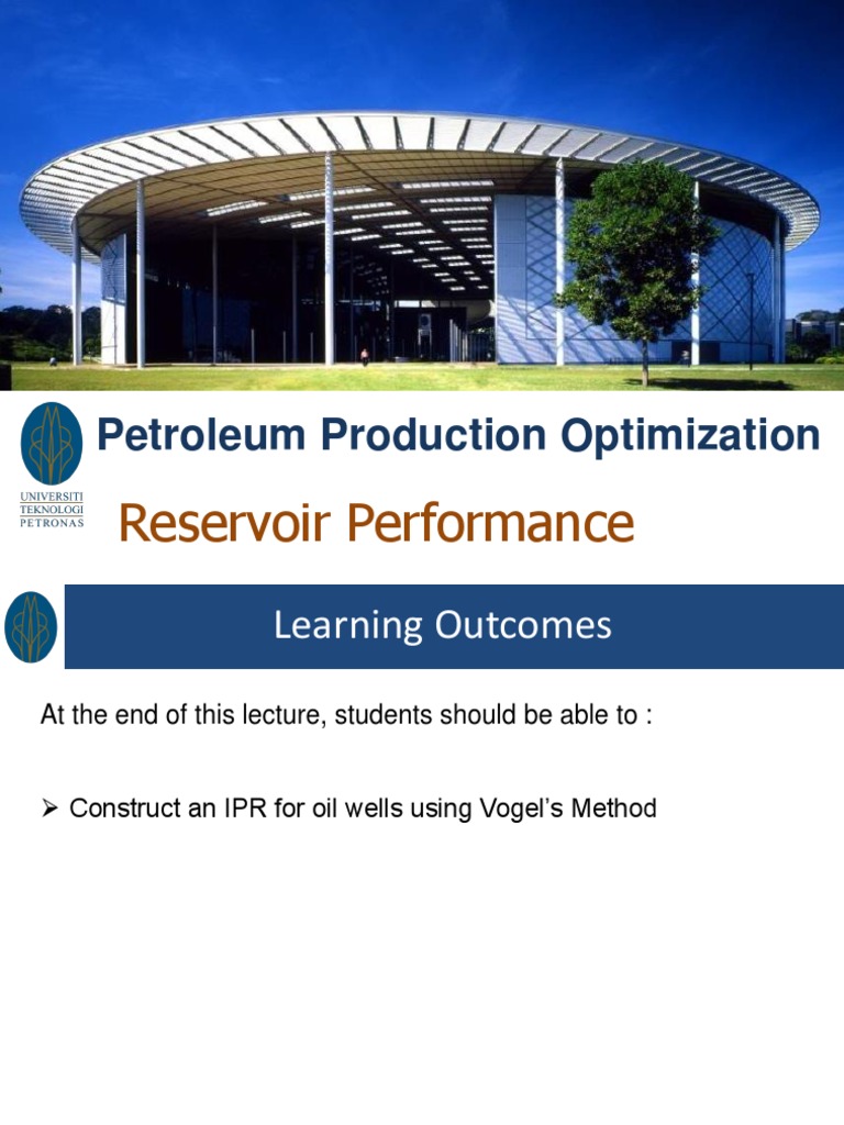 3.2 Reservoir Performance PDF | PDF | Equations | Pressure