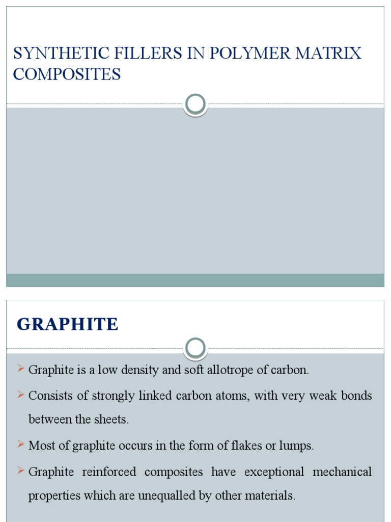 Synthetic Fillers in Polymer Matrix Composites | PDF | Graphite ...