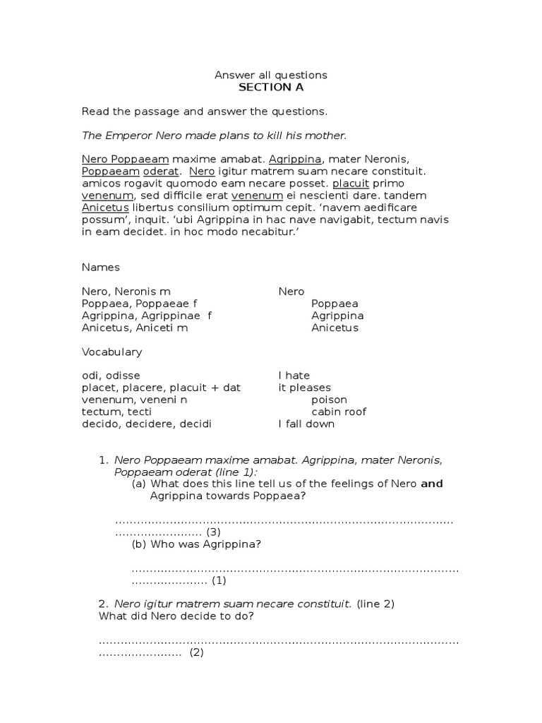 Another Paper 1 GCSE 2010+ | PDF | Ancient Romans | Government Of The ...