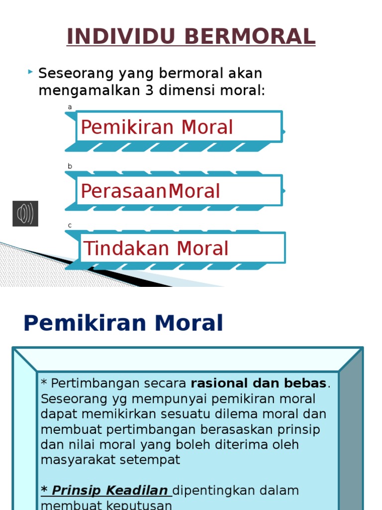 Individu Bermoral | PDF