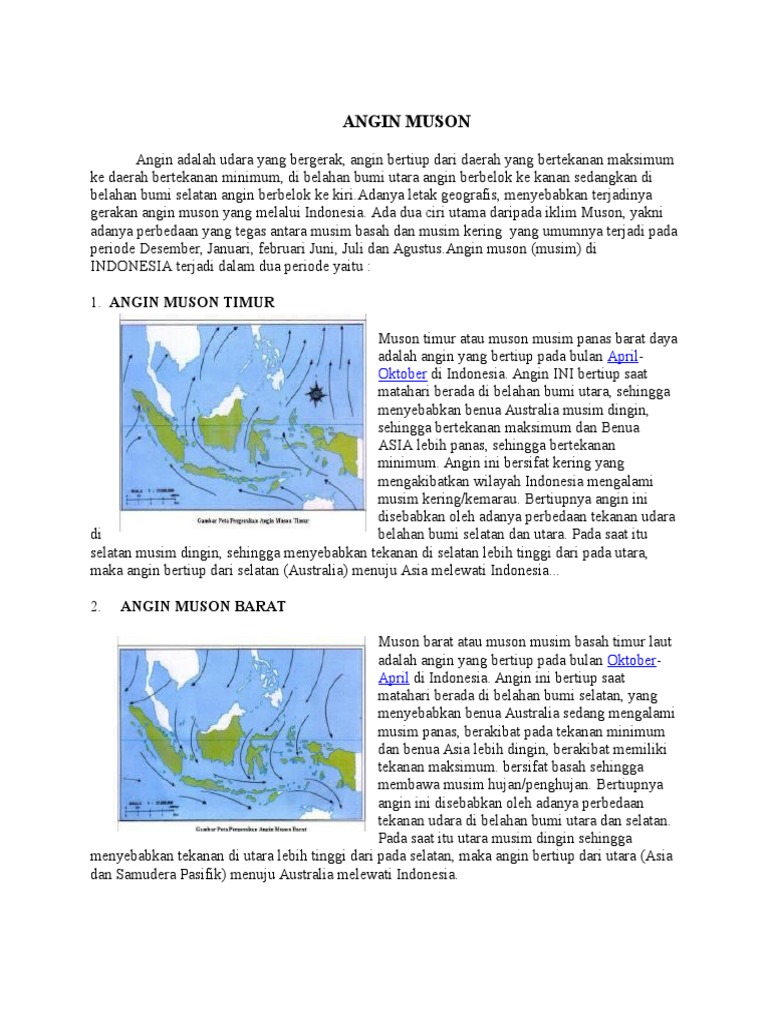 Angin Muson | PDF
