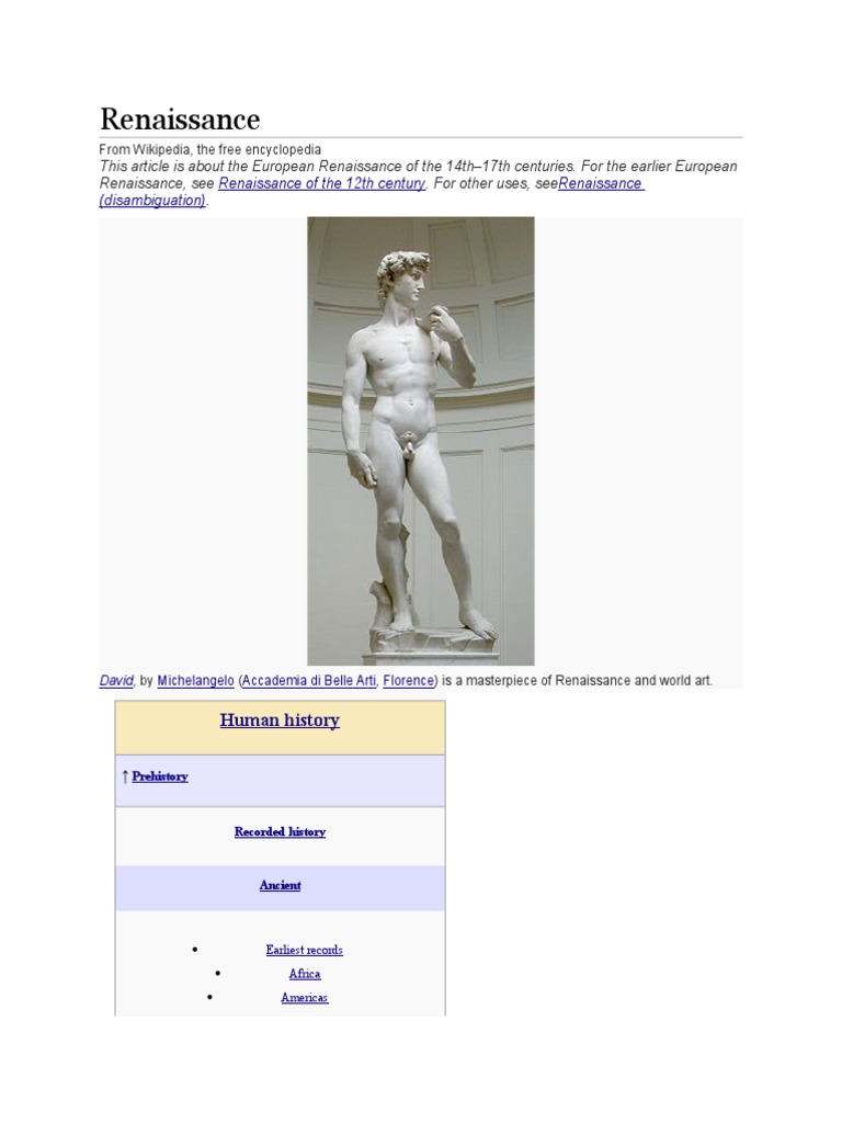 Renaissance Period Project | PDF | Renaissance | Religion And Belief