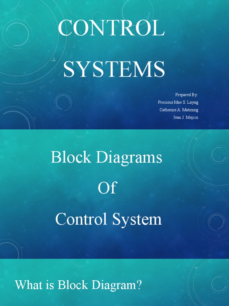 Control System Presentation | PDF | Control Theory | Control System