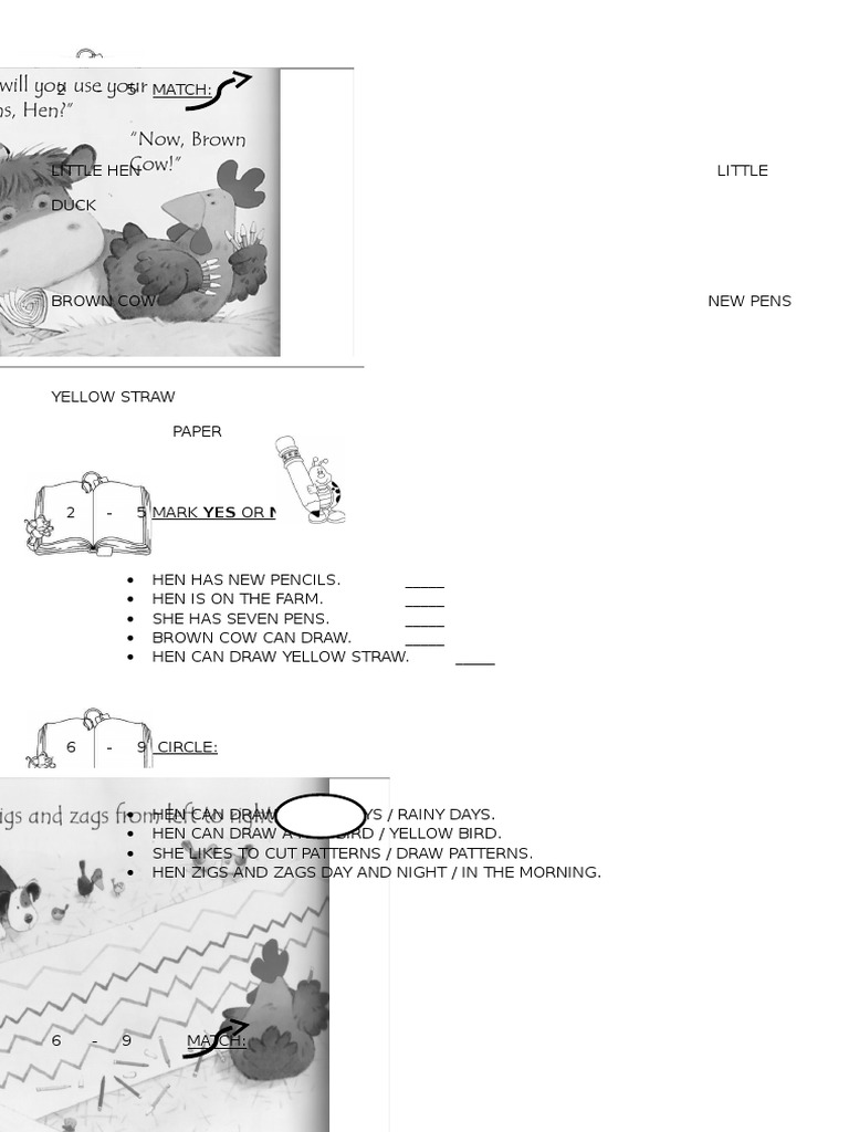 Hen's Pens Activities | PDF