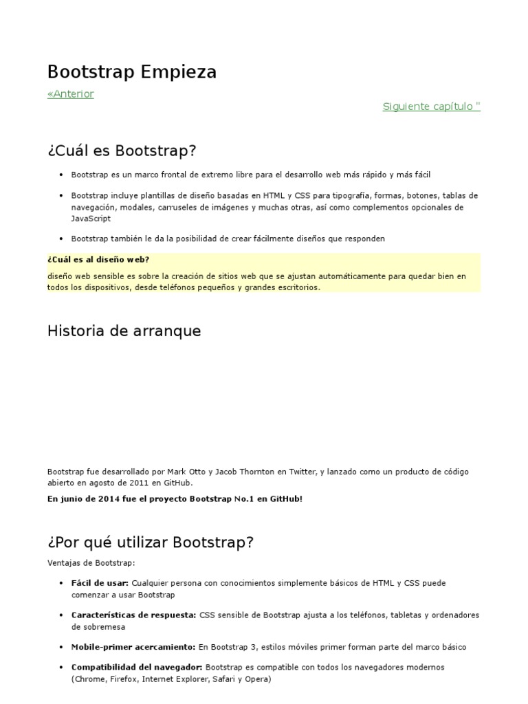 Bootstrap 3 | PDF | Hojas de estilo en cascada | Vídeo