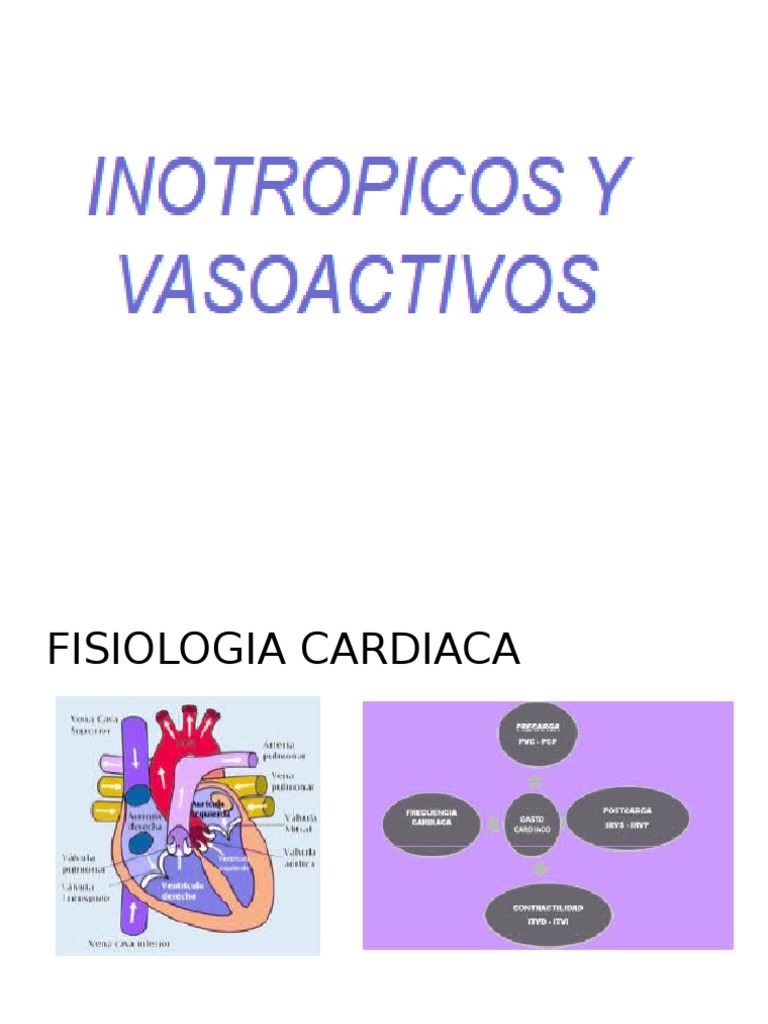 VASOACTIVOS | PDF | Receptor (Bioquímica) | Corazón