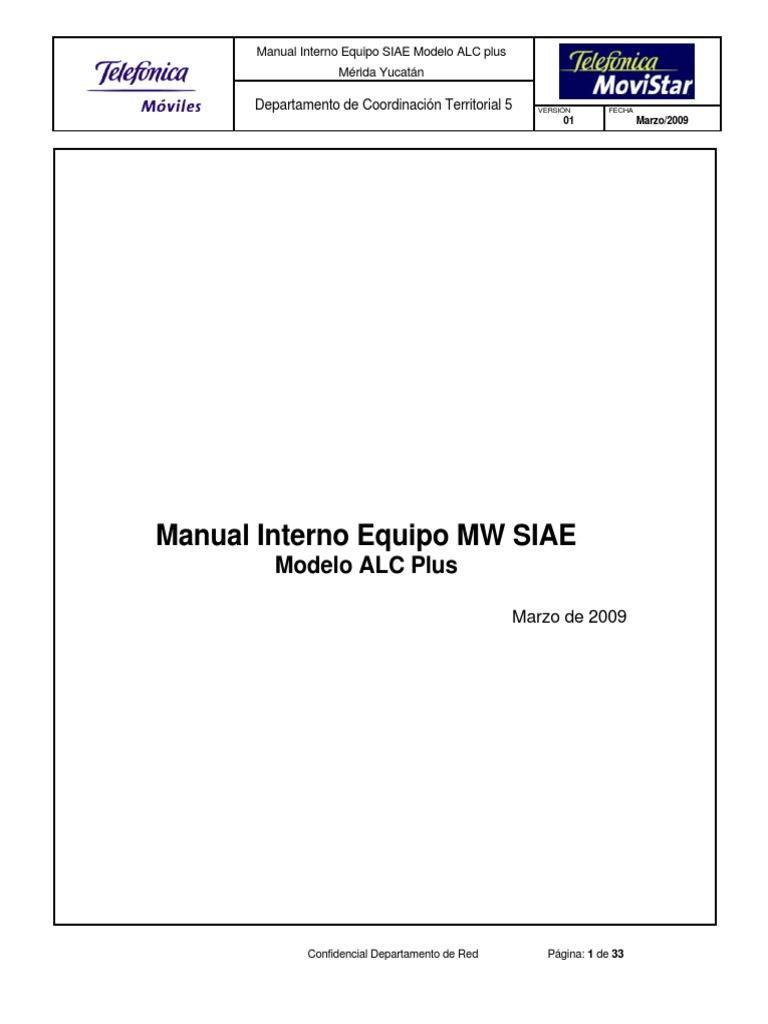 Manual SIAE ALC Plus: Configuración y Uso | PDF | Dirección IP ...