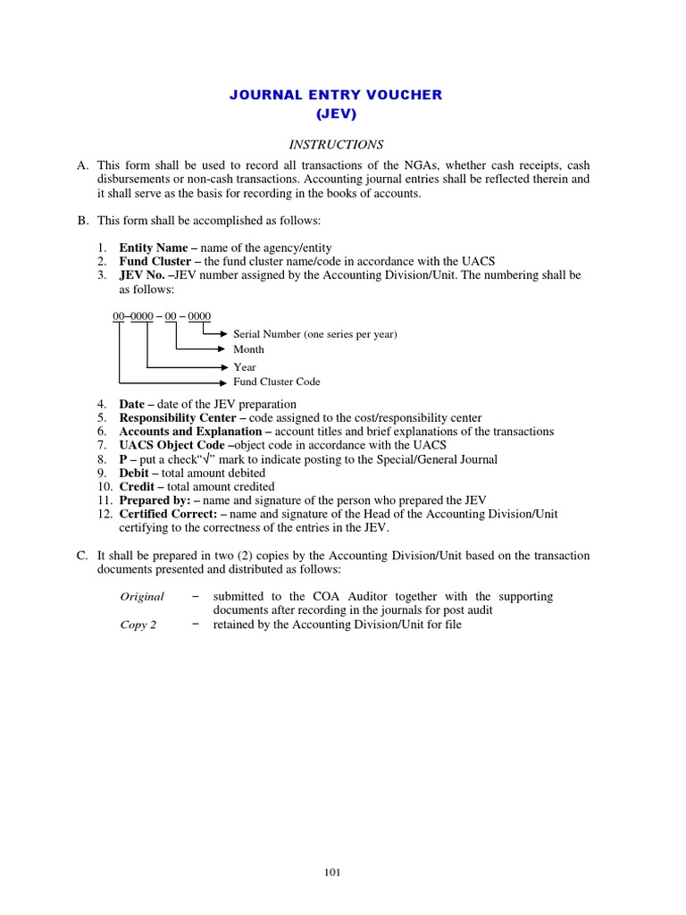 Appendix 36 - Instructions - JEV | PDF