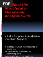 Structural Analysis: Prefix, Root Word and Suffix | PDF | Foreign ...