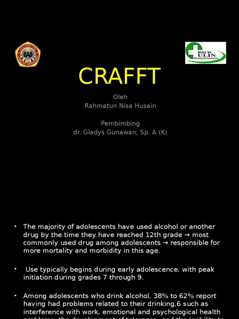 CRAFFT | PDF | Substance Abuse | Substance Use Disorder