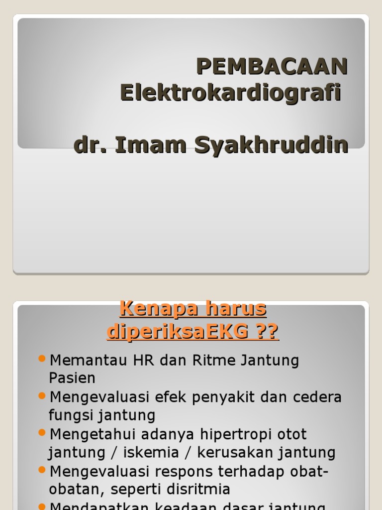 Presentasi EKG | PDF