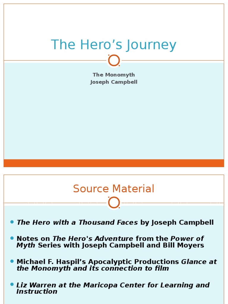 The Hero's Journey: Joseph Campbell's Monomyth | PDF | Hero | Self