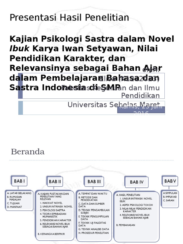 Presentasi Hasil Penelitian | PDF