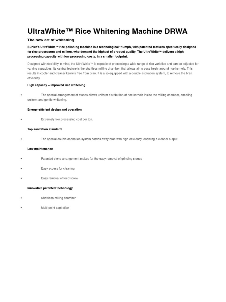 Rice Mill Machines | PDF | Grain | Wheat