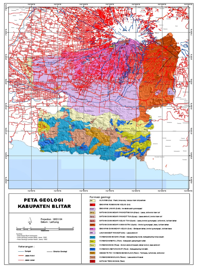 Peta Geologi Blitar | PDF