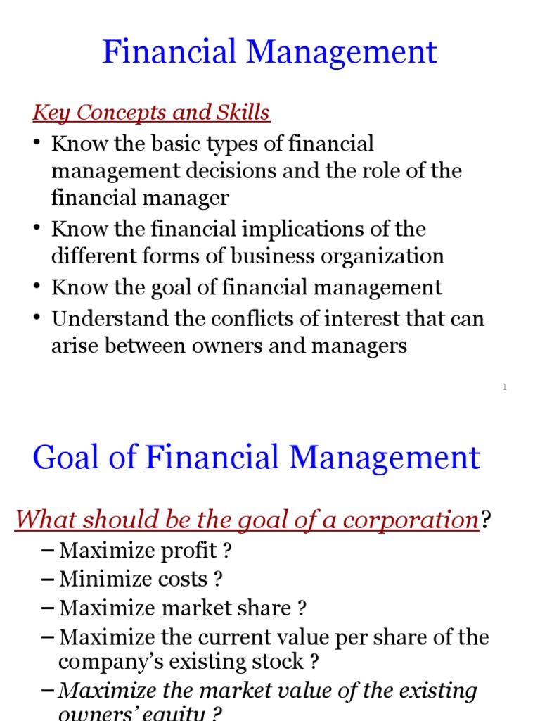 Financial Management: Key Concepts and Skills | PDF | Interest ...