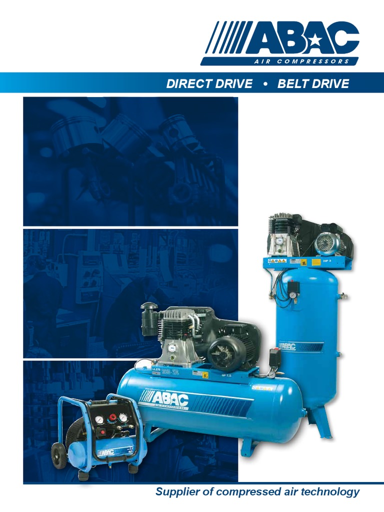 Abac Piston Compressors 2010 v5 - LR - 4 8 10 PDF | PDF | Mechanical ...