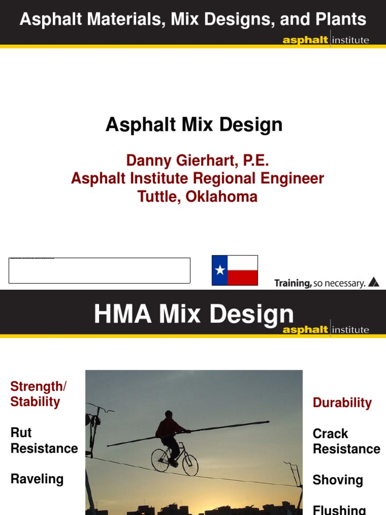 Asphalt Mix Design | PDF | Density | Road Surface