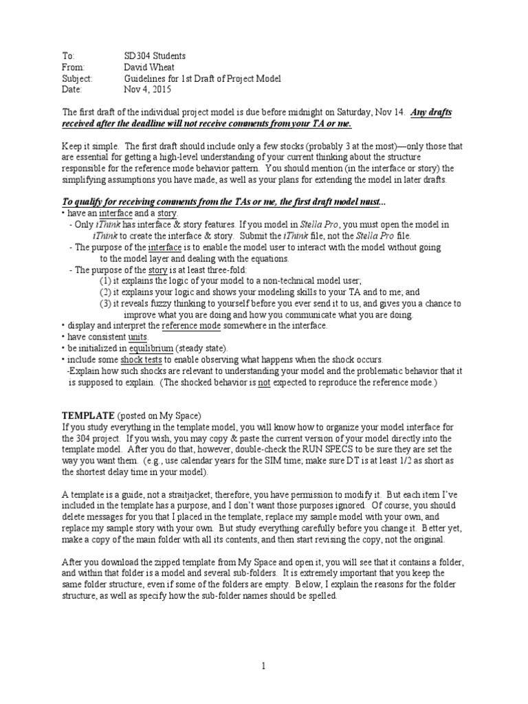 SD304 Project Model Draft Guidelines | PDF | Hyperlink | Computer File