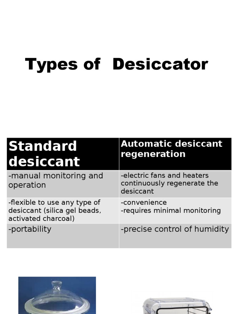 Types of Desiccator | Download Free PDF | Humidity | Vacuum