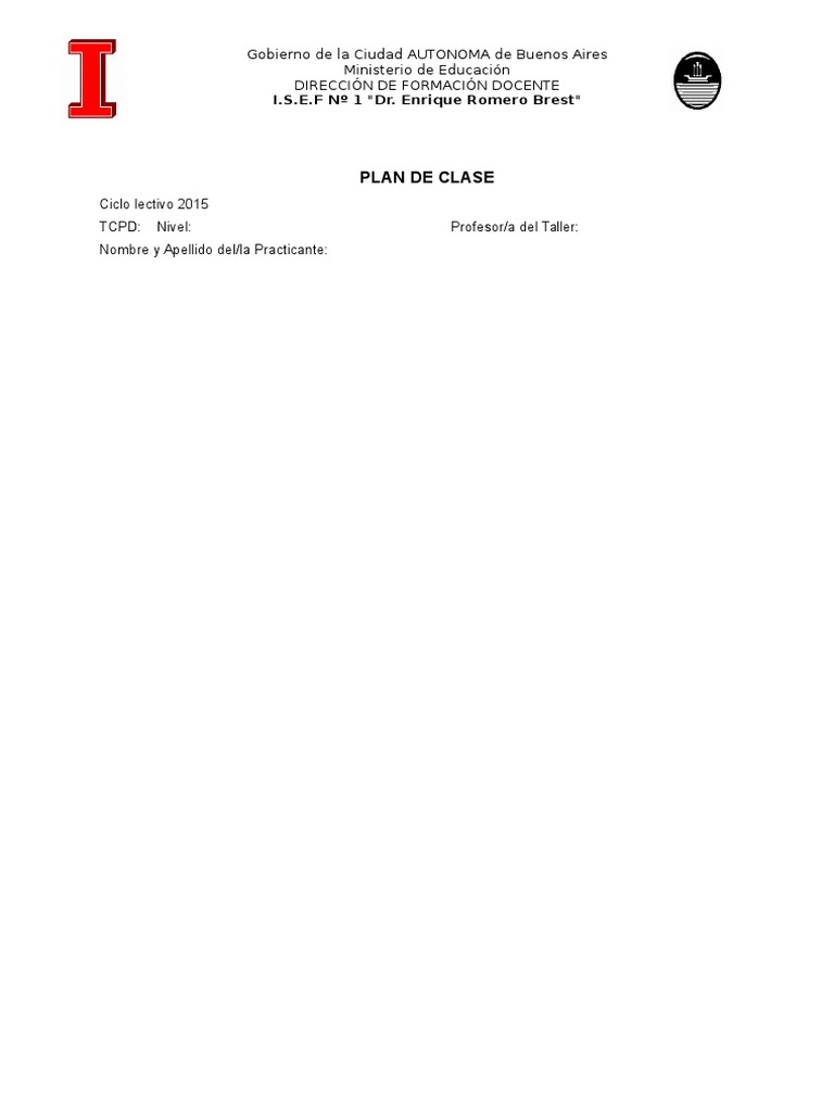 Plan de Clase | PDF