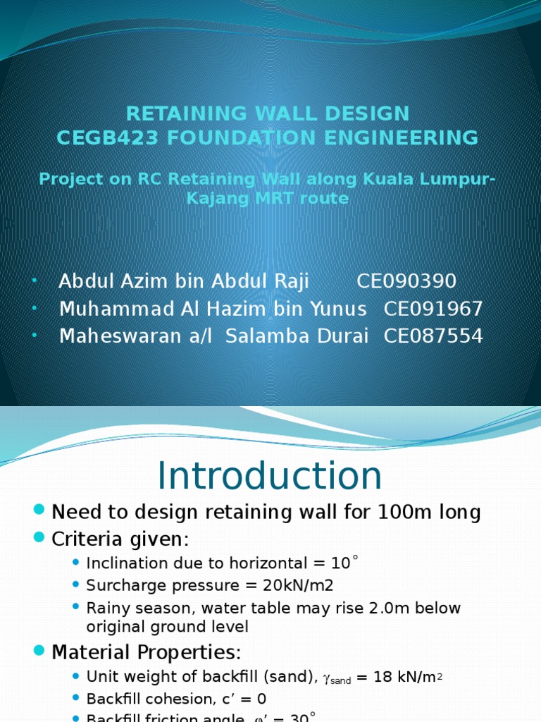 Foundation Slide | PDF | Building Materials | Building Technology