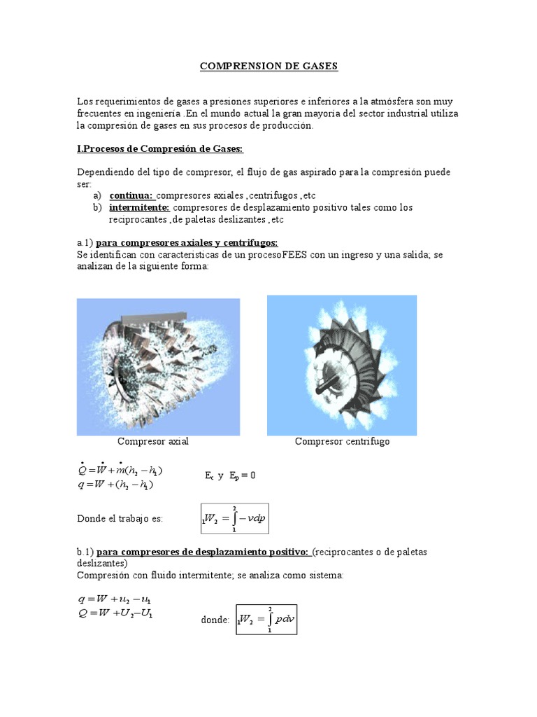 Procesos de Compresion | PDF | Pistón | Refrigeración