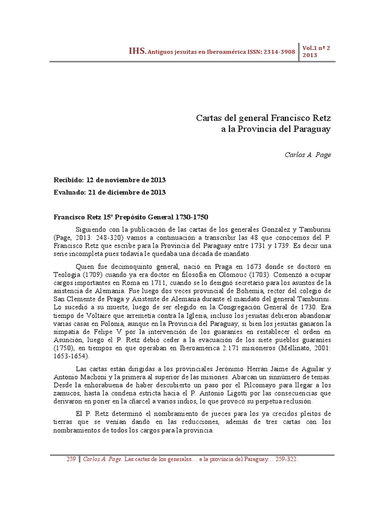 Cartas Generales 1 | PDF | Sociedad de jesus | Religión y creencia