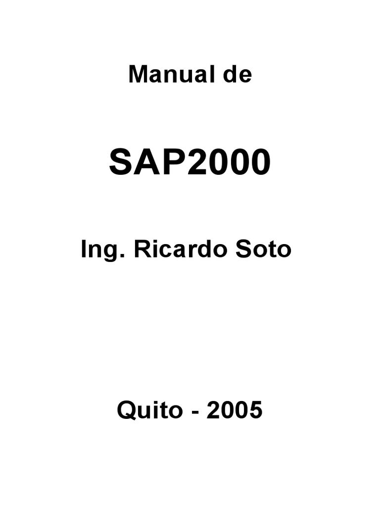 Manual SAP2000 | PDF | Point and Click | Rotación