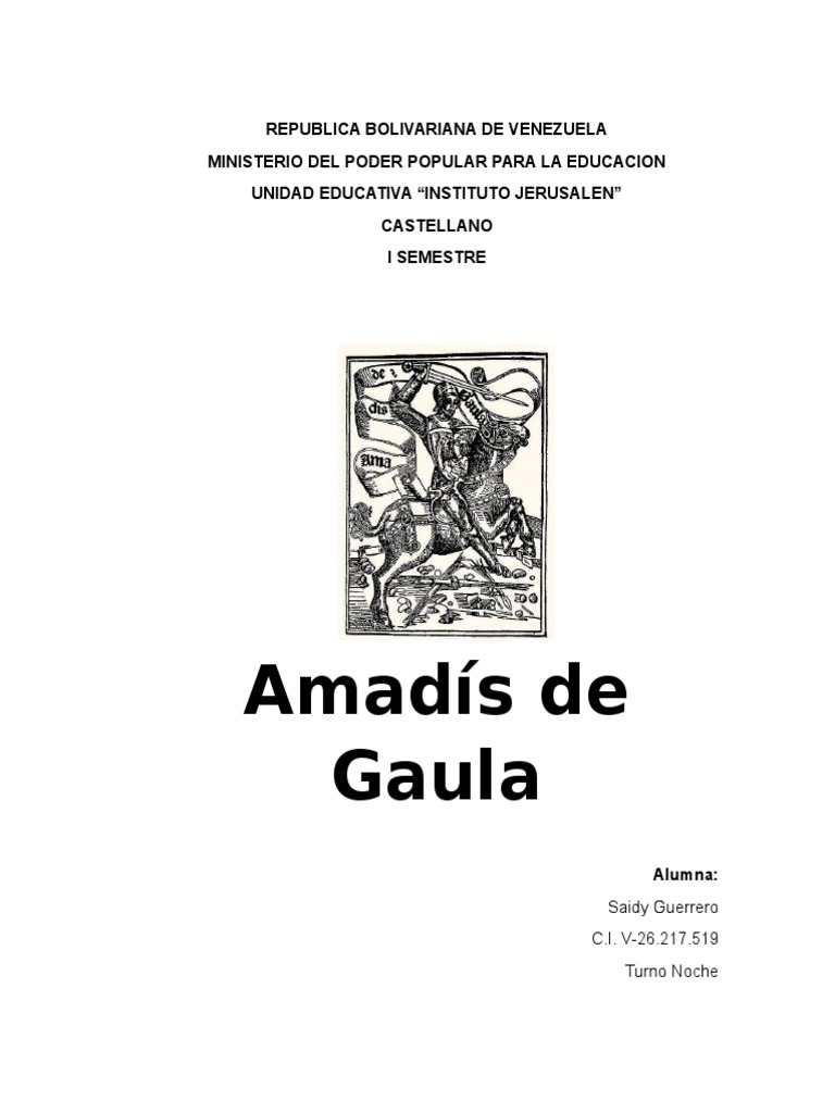 Analisis Amadís de Gaula | PDF