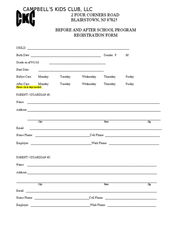 Registration Page 1 | PDF
