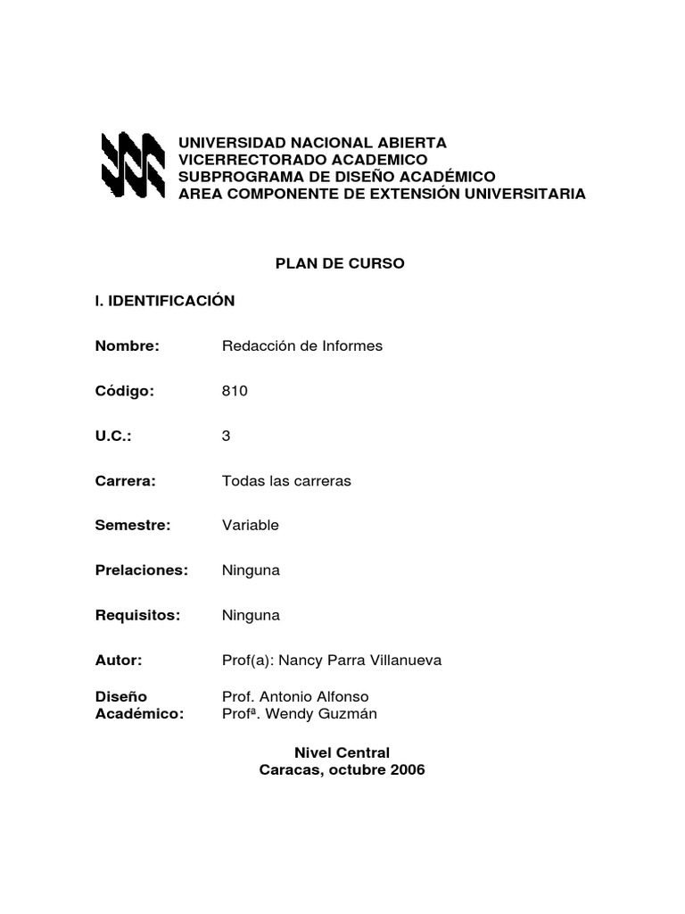 810 Redacci - N de Informes PDF | PDF | Lectura (proceso) | Comunicación