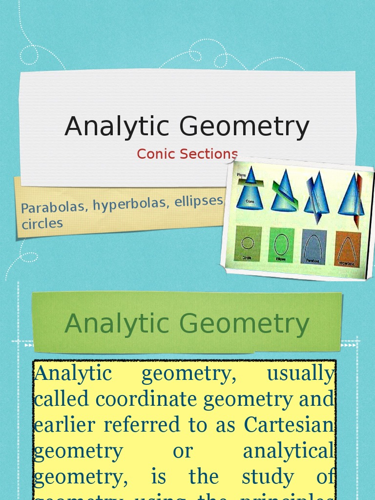 Introduction to Analytic Geometry | PDF