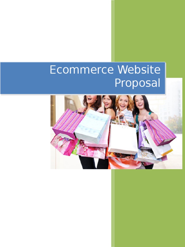 Ecommerce Website Proposal Overview | PDF | Websites | Payments