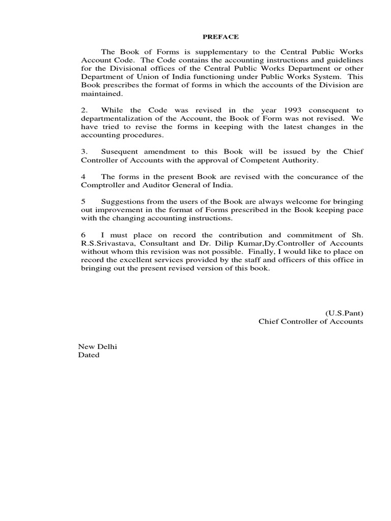 CPWD Book Forms | PDF | Payments | Cheque