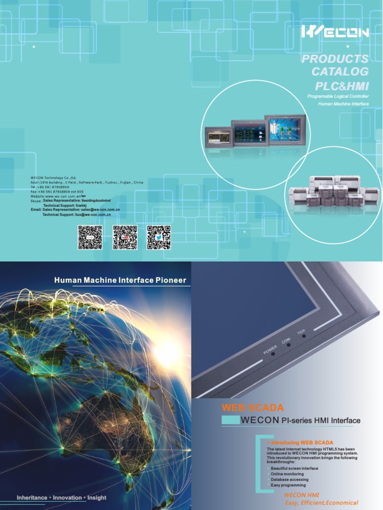 Wecon Catalog | PDF | User Interface | Programmable Logic Controller